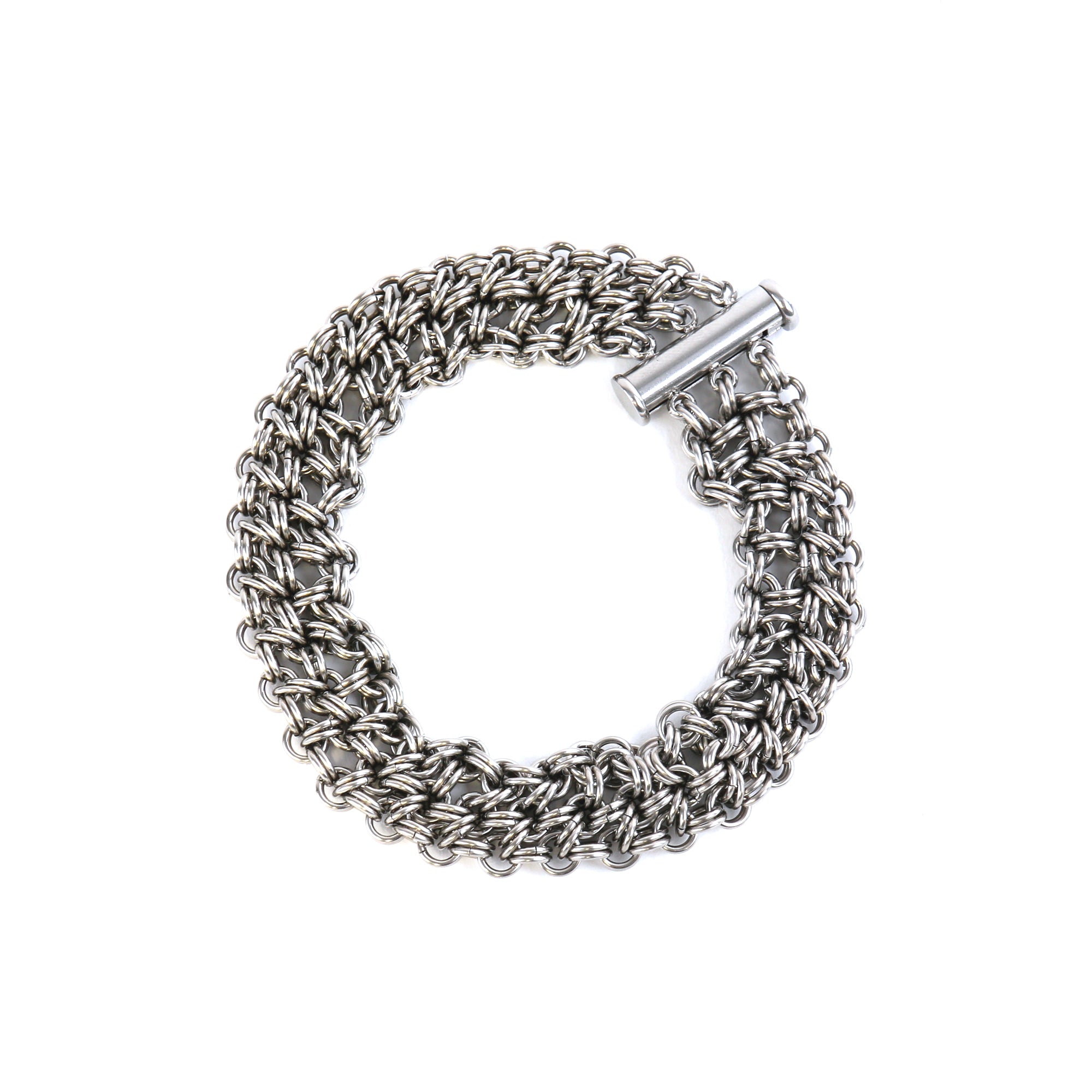 Japanese Chain Mail Weave Bracelet - Jewellery – Royal Armouries ...