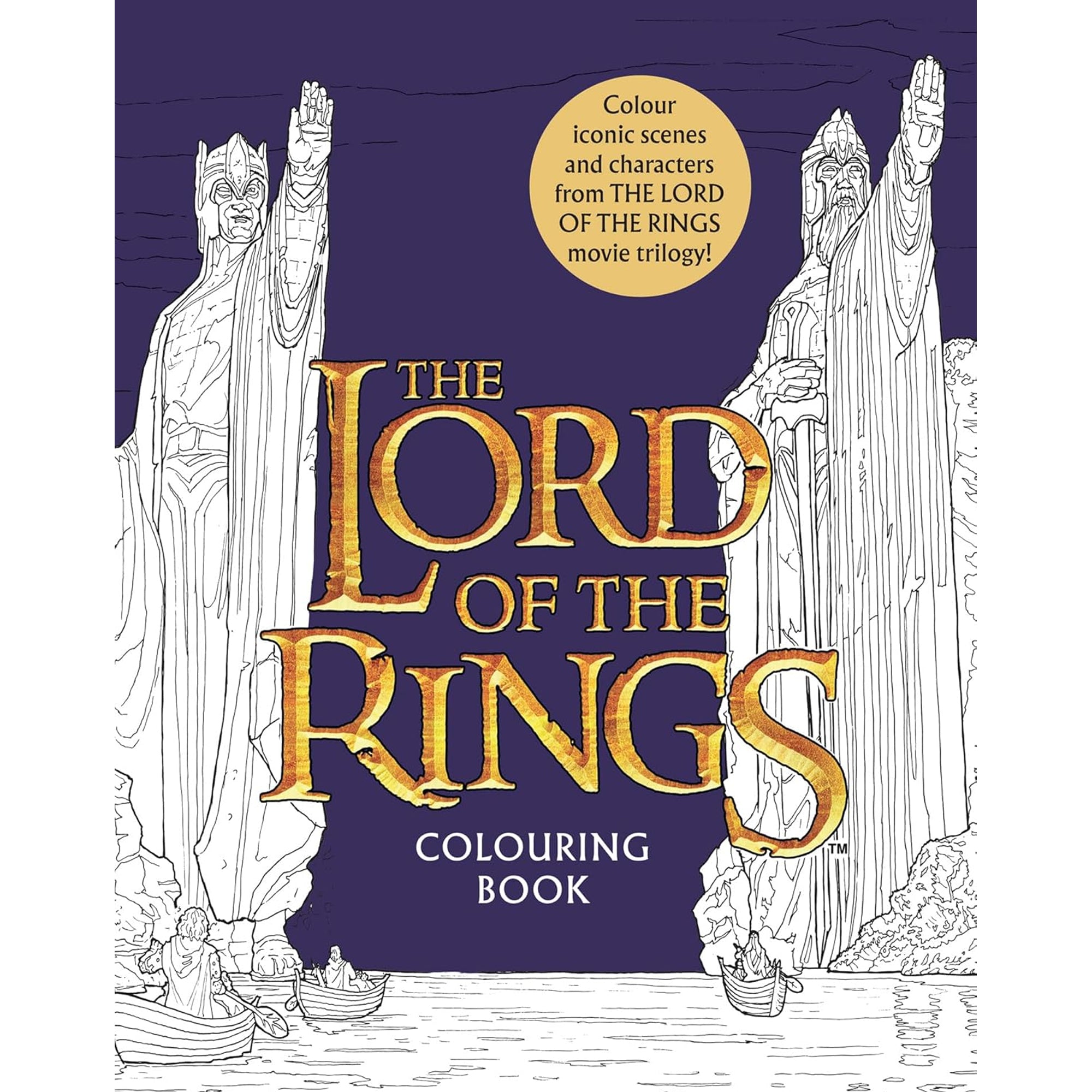 The Lord of the Rings Movie Trilogy Colouring Book: Official and Autho ...