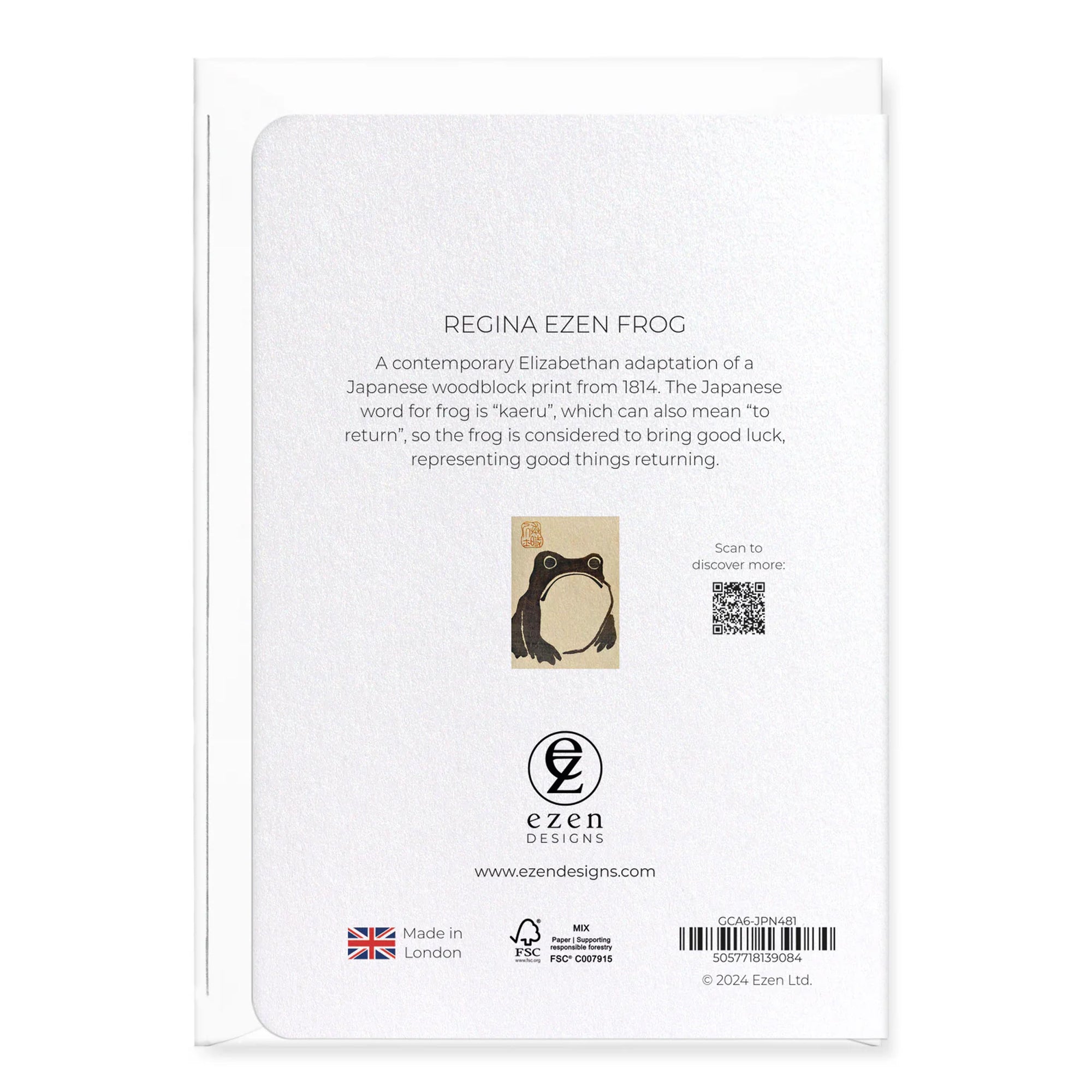 Elizabeth I Regina Ezen Frog Greetings Card – Royal Armouries Museum Shop