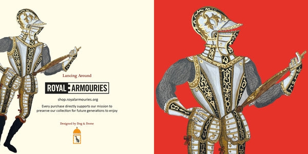 Lancing Around Greetings Card – Royal Armouries Museum Shop