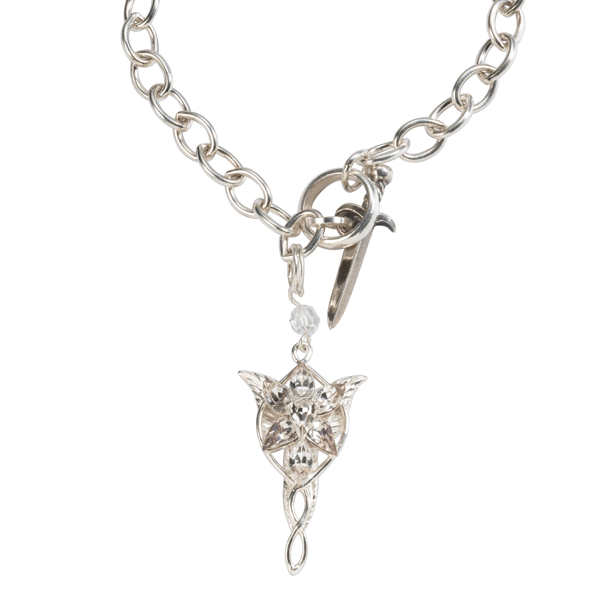 Arwen Evenstar Sterling Silver Chain Bracelet - The Lord of the Rings ...