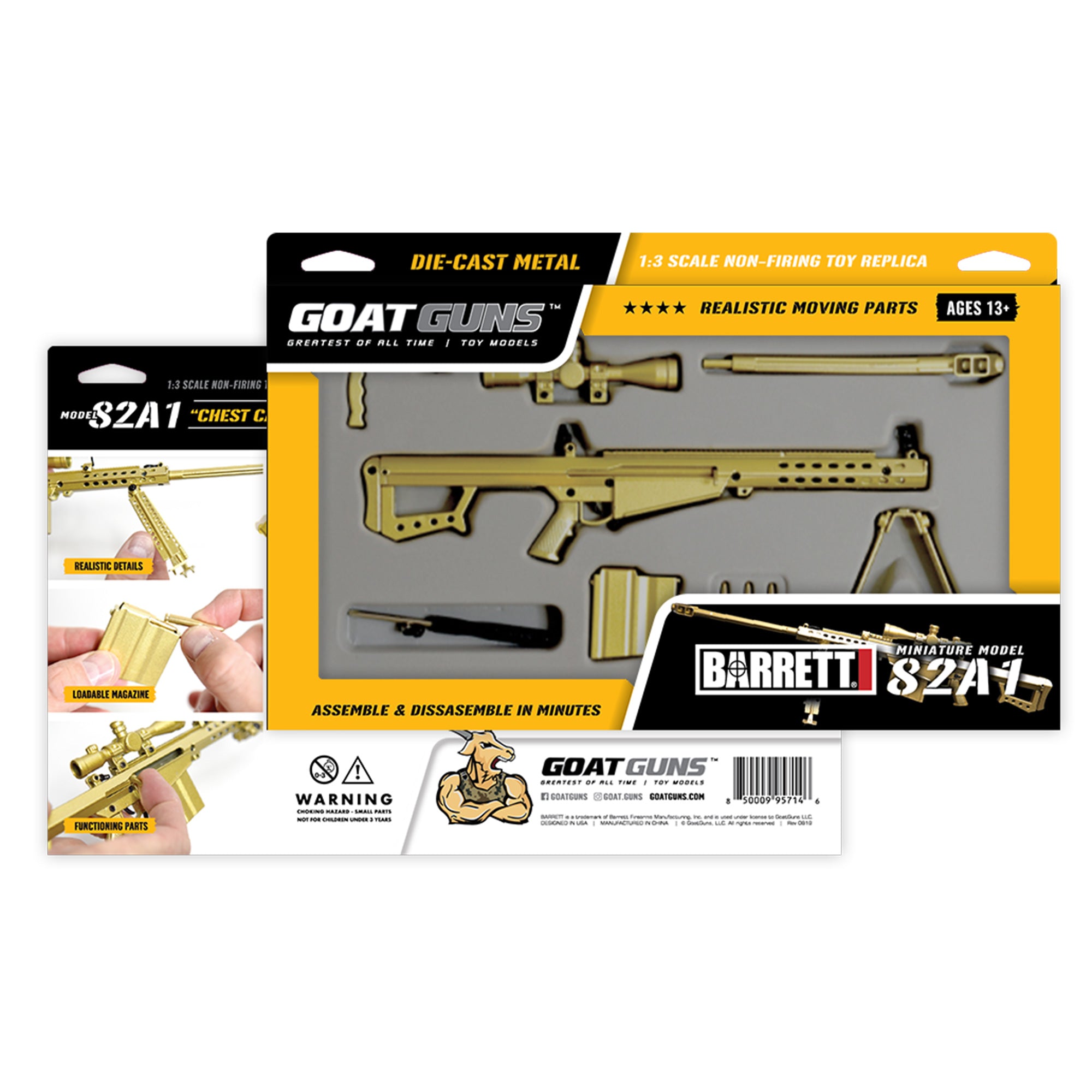 Barrett M82A1 .50 Cal Model Gold – Royal Armouries Museum Shop