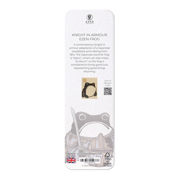 Knight in Armour Ezen Frog - Bookmark – Royal Armouries Museum Shop