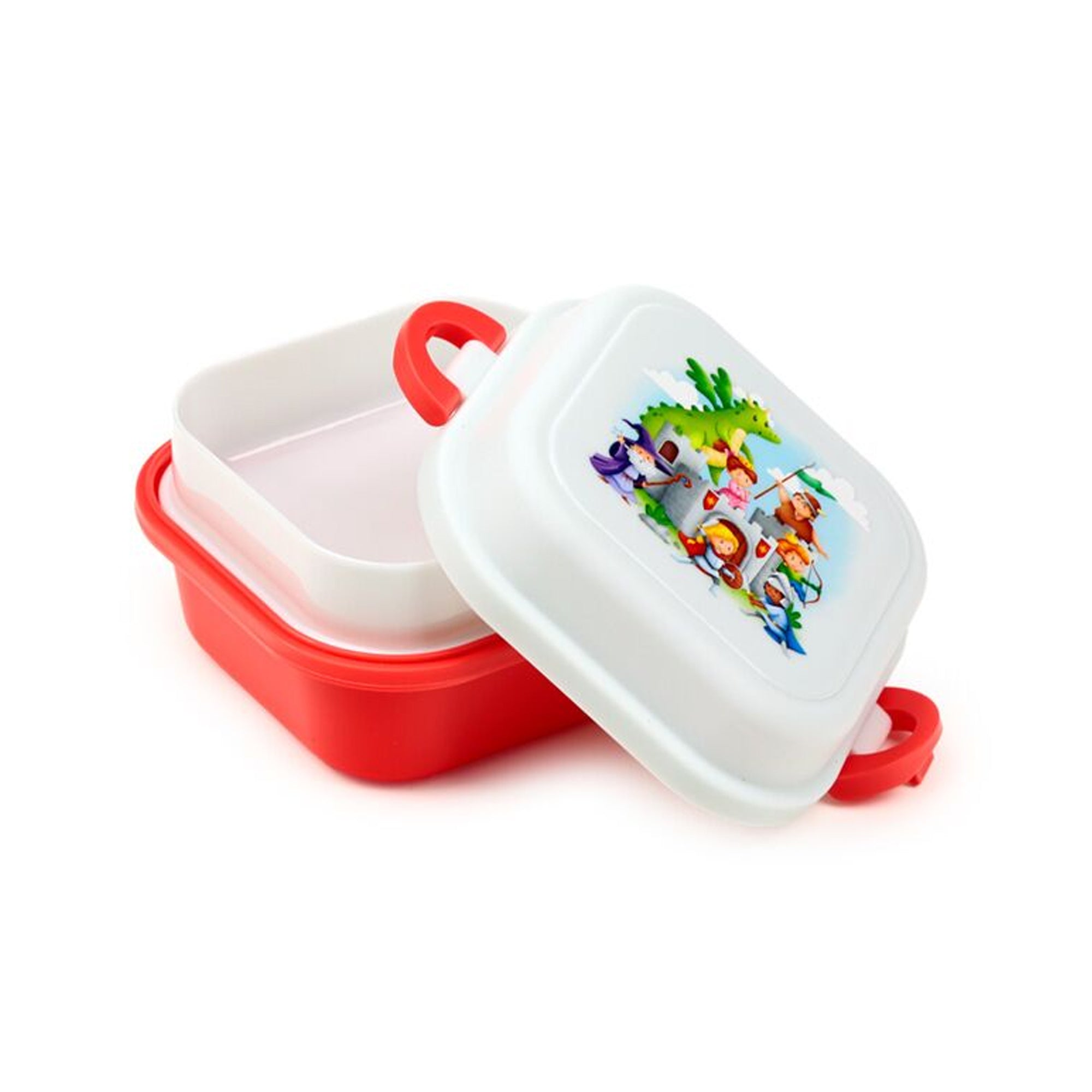 Knights & Dragons Clip Lock Stacked Bento Snack Lunch Box – Royal ...