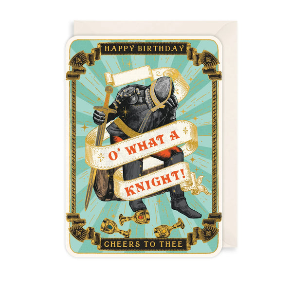 O' What A Knight Birthday Card – Royal Armouries Museum Shop