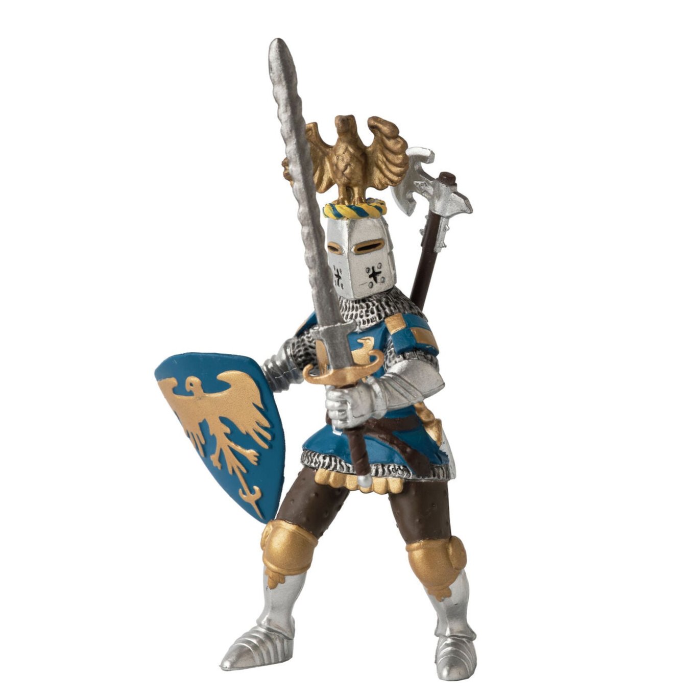 Crested Blue Knight; The Fantasy World (Papo) – Royal Armouries Museum Shop