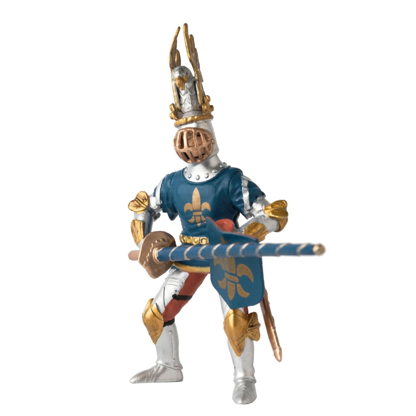 Blue Knight Fleur de Lys; The Medieval Fantasy World (papo) – Royal ...