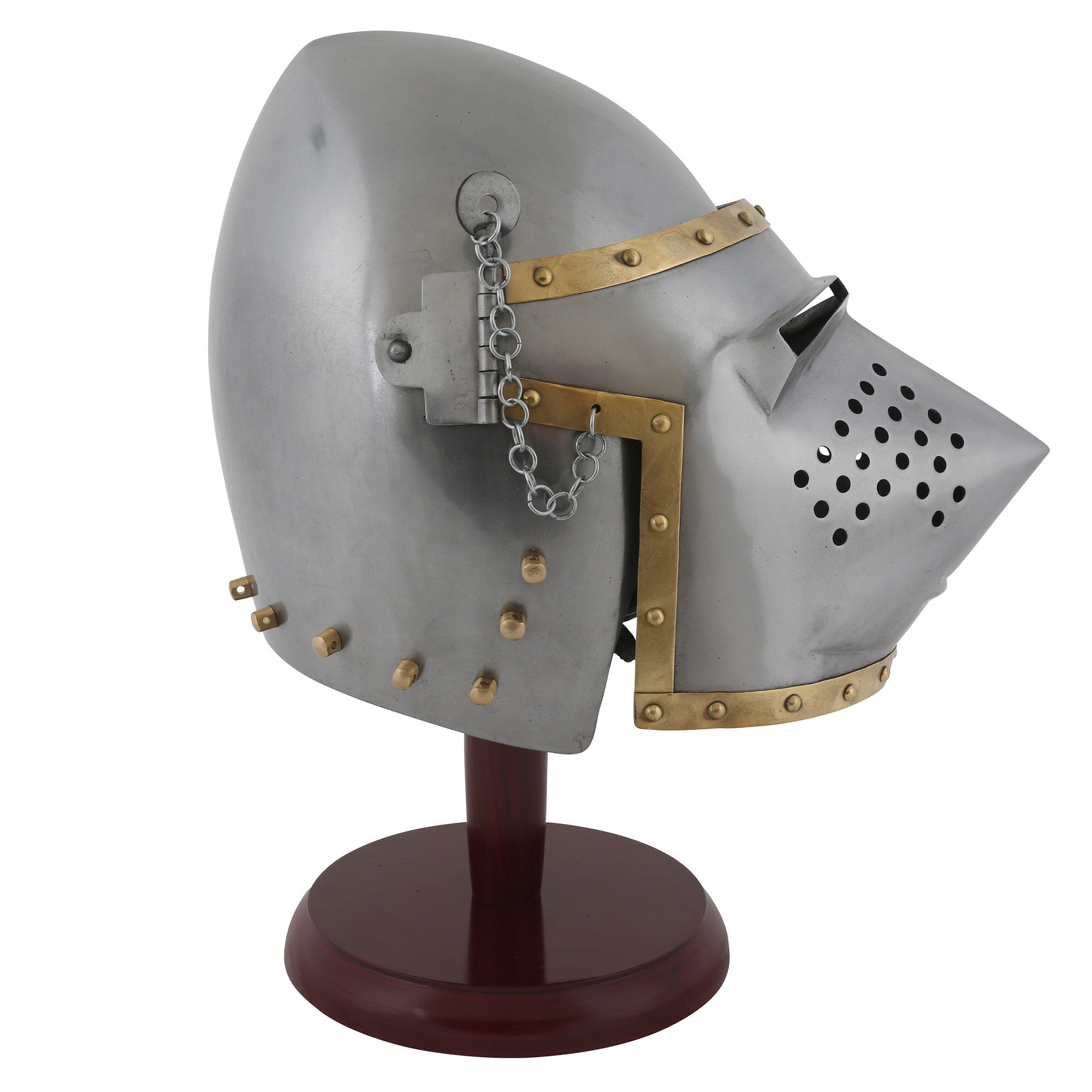 Pig-face Bascinet Replica Helmet – Helmets – Arms & Armour – Royal ...