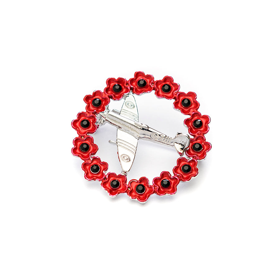 Spitfire poppy wreath pin – Royal Armouries Museum Shop