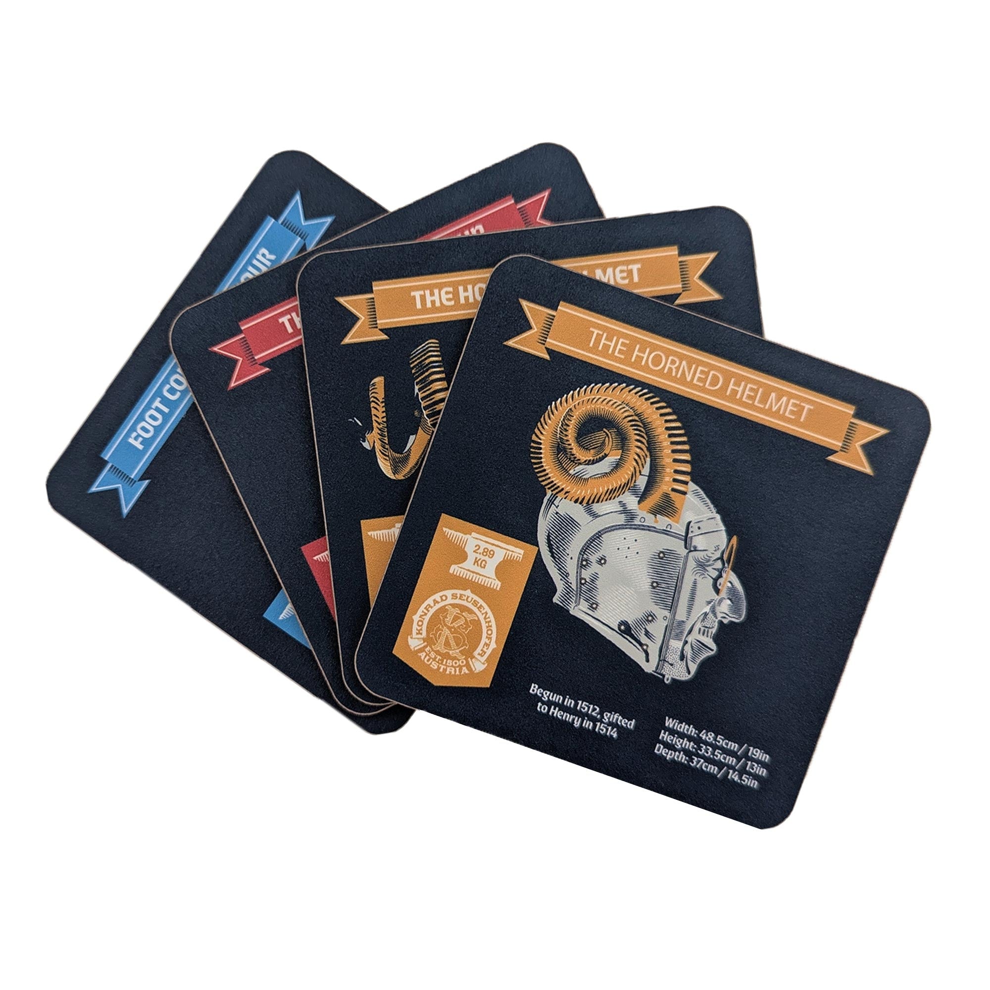 Set of 4 Coasters - Royal Armour of Henry VIII – Royal Armouries Museum ...