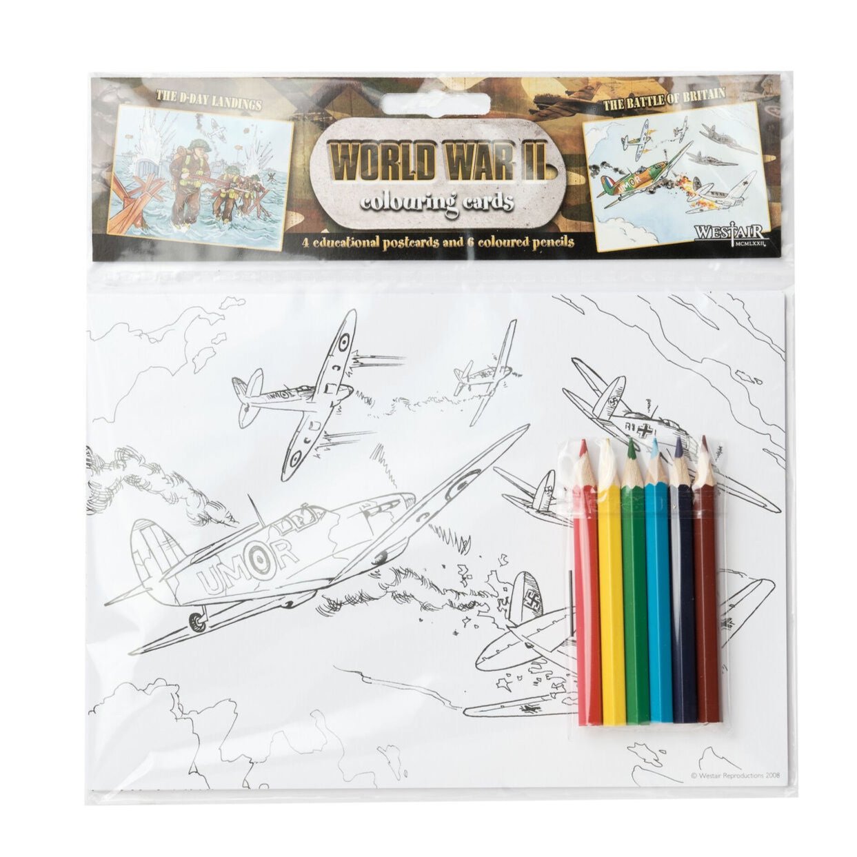 World War II Educational Colouring Postcards – Royal Armouries Museum Shop